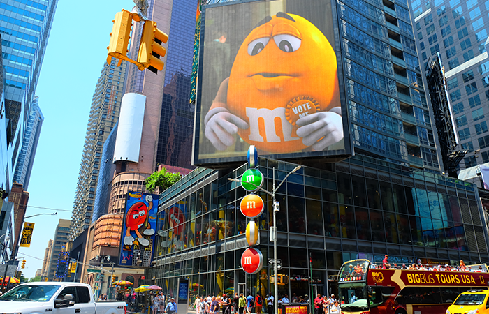 Negozio M&M a Times Square - NewYorkCity.it
